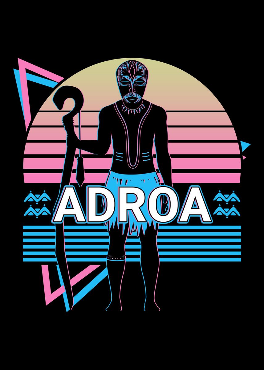 'Adroa African God Ancient' Poster by AestheticAlex | Displate