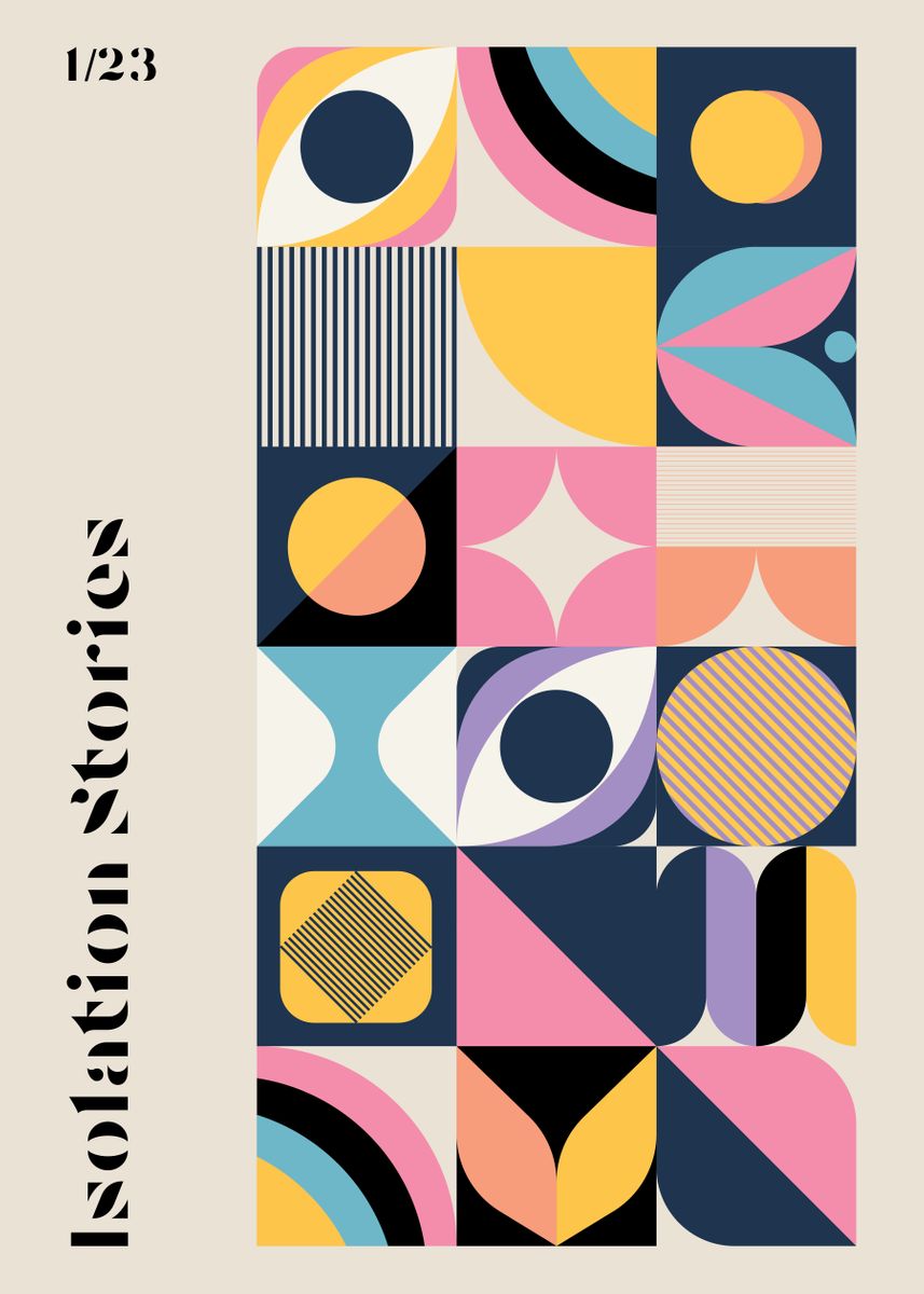 'Isolation Stories' Poster, picture, metal print, paint by ...