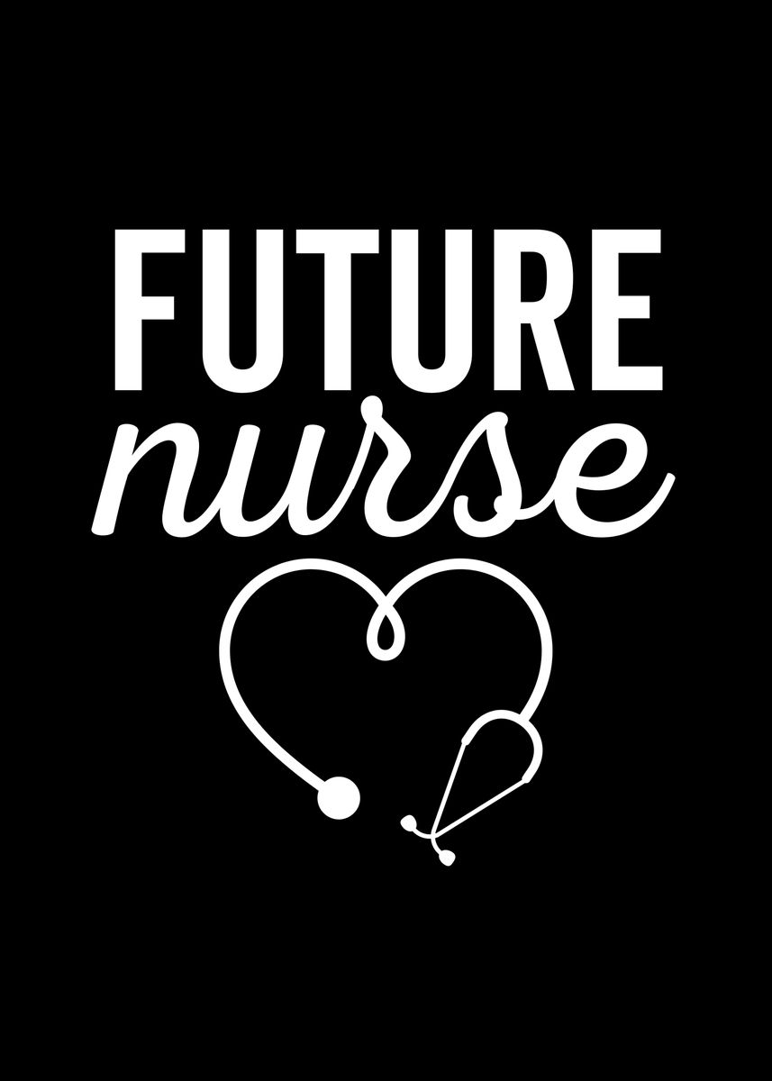 'Future Nurse' Poster, picture, metal print, paint by Francois ...