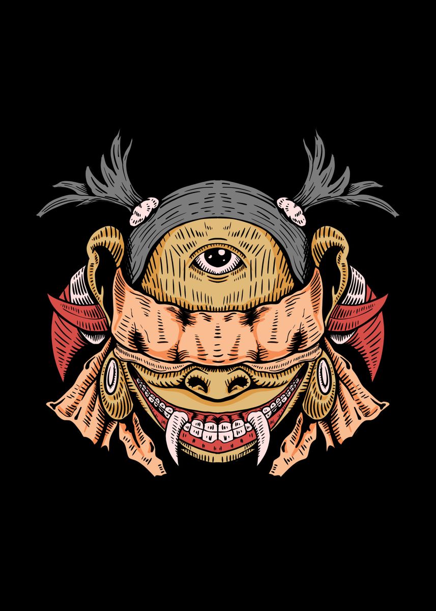 'Dajjal Woman' Poster, picture, metal print, paint by lastchoice | Displate