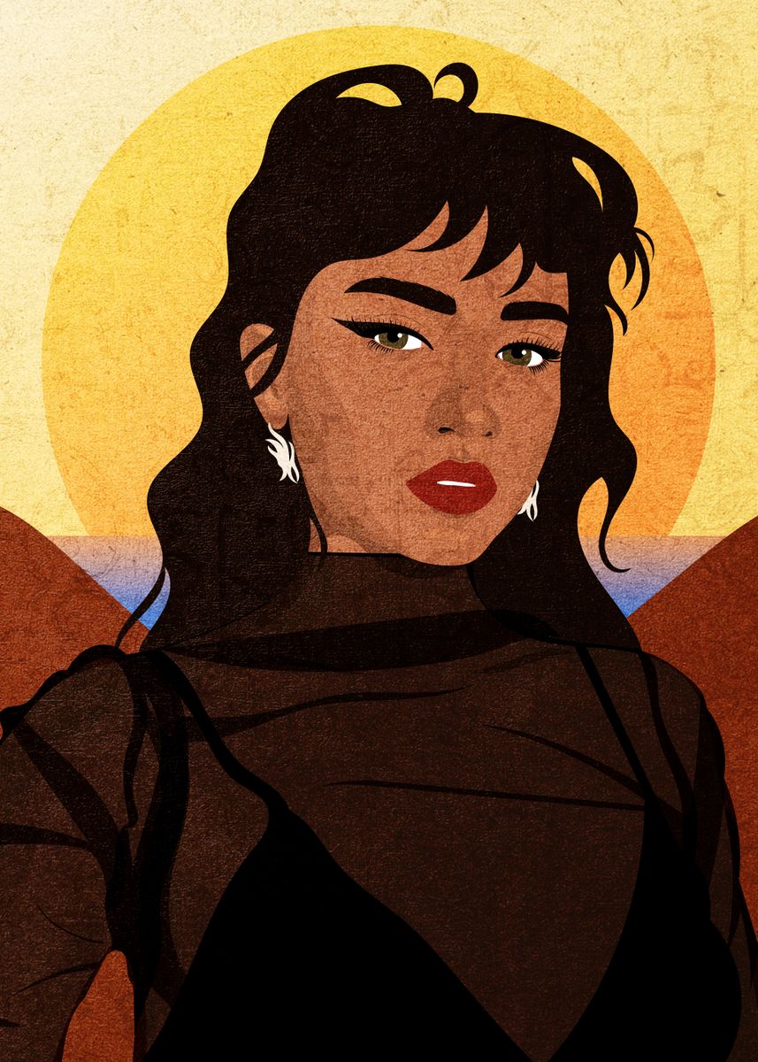 'Jyna' Poster, picture, metal print, paint by odhara | Displate