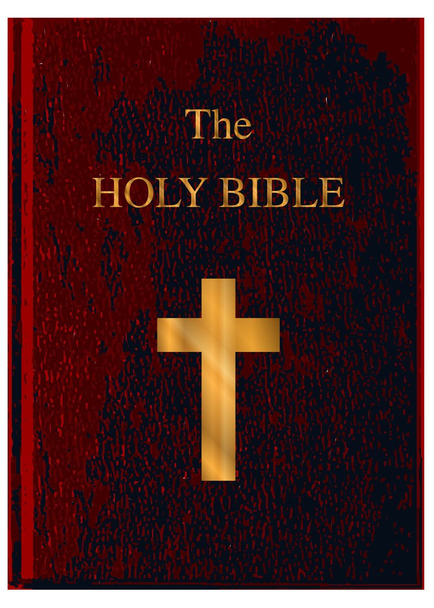 'Red Cover Holy Bible' Poster, picture, metal print, paint by HomeStead ...
