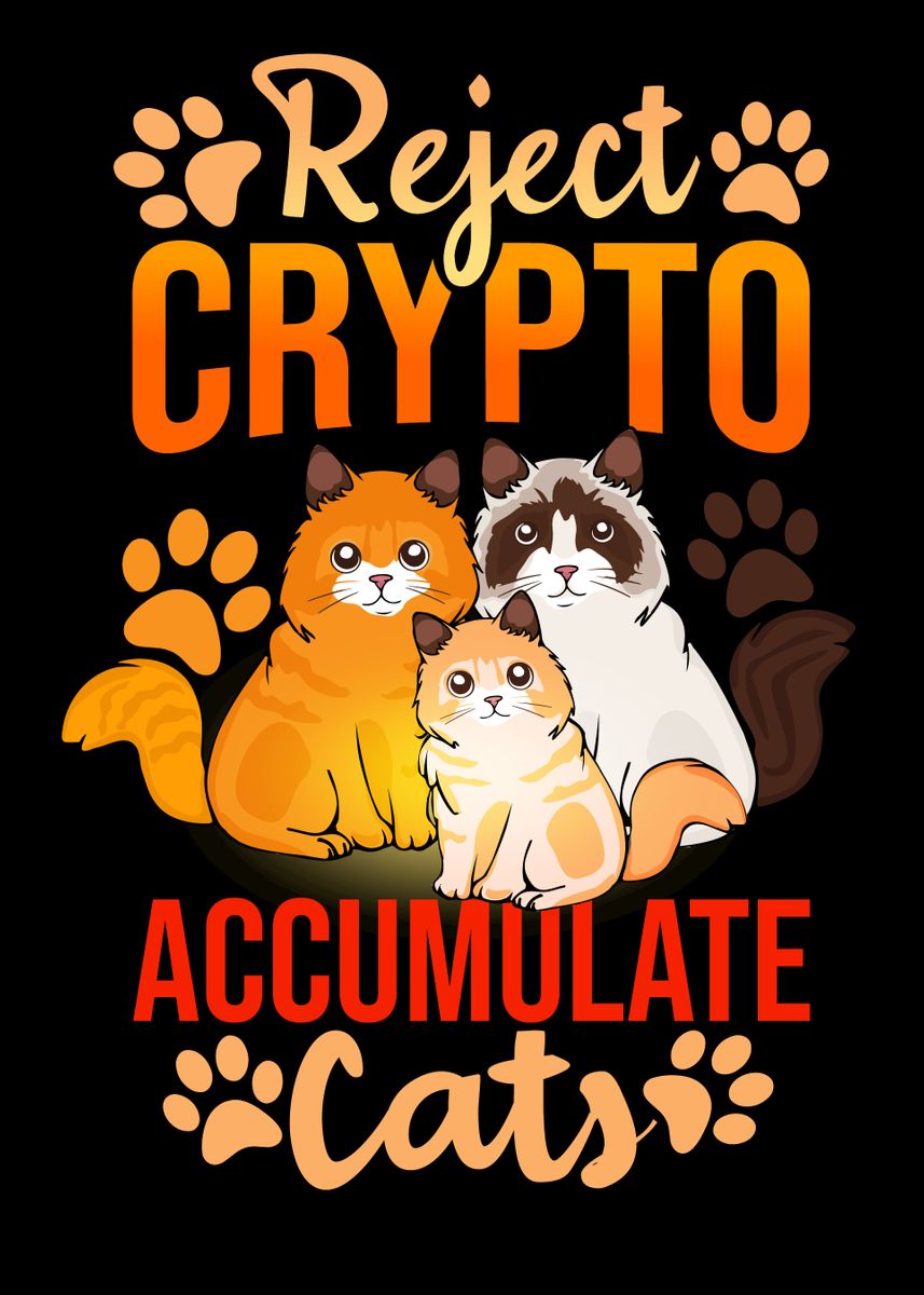 'Funny Cat Owner Gift' Poster, picture, metal print, paint by ...