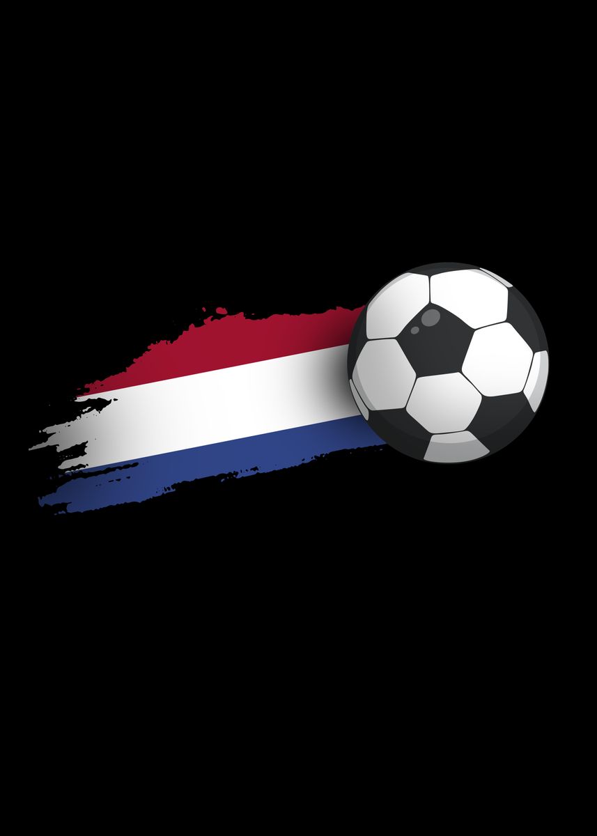 'Netherlands Soccer Ball' Poster by Hexor | Displate