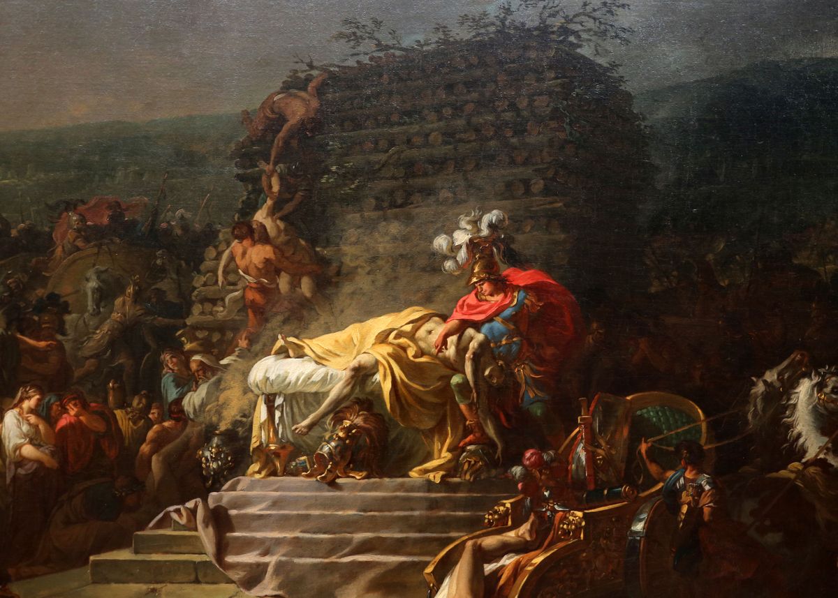 'i funerali di patrocolo' Poster by Sloka | Displate