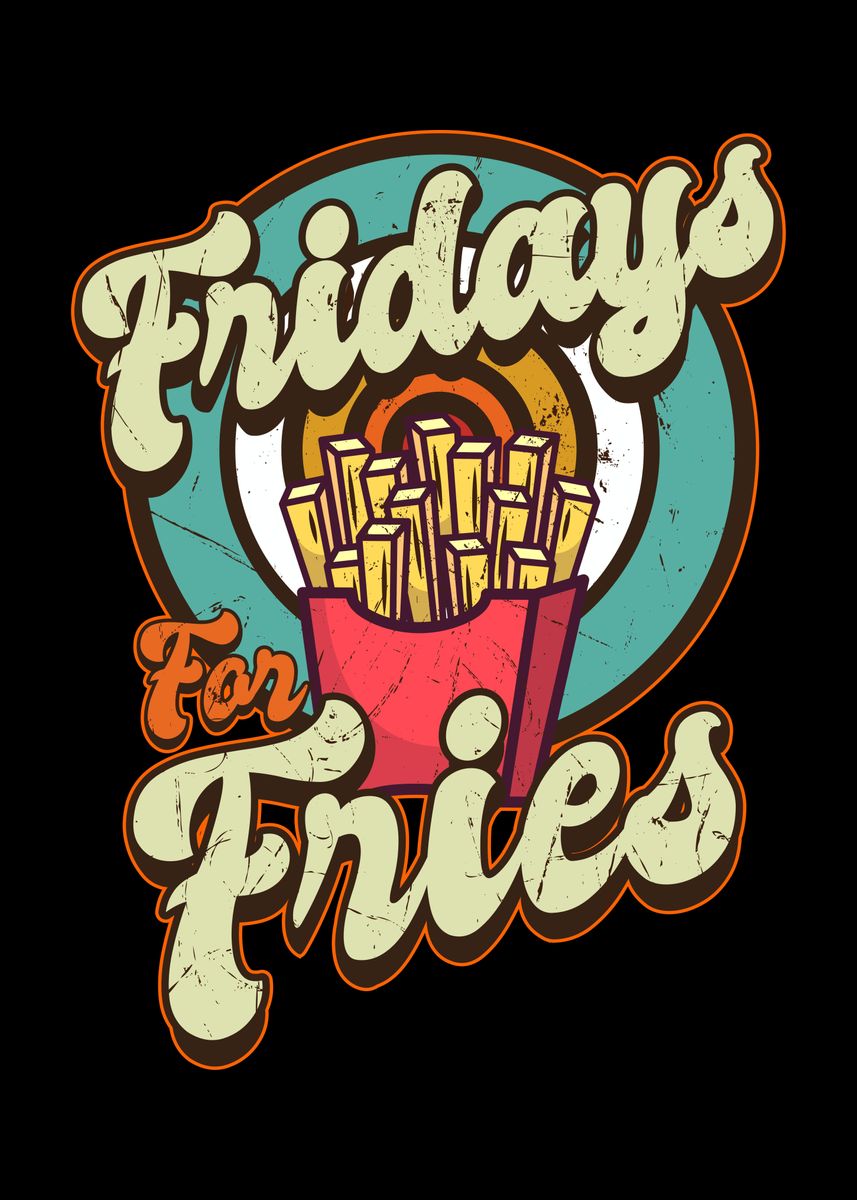 'French Fries Sayings Funny' Poster, picture, metal print, paint by ...