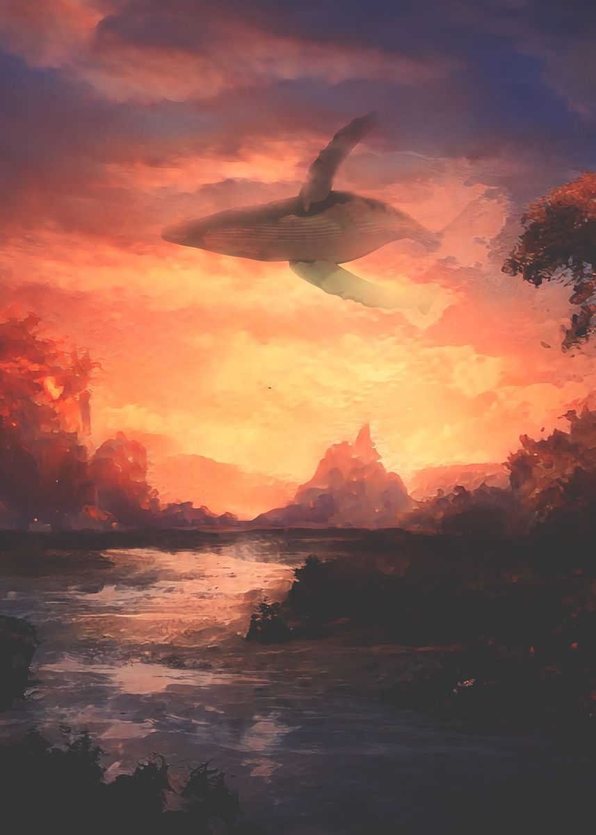 'Sunset Dreams' Poster, picture, metal print, paint by AndrejZT | Displate