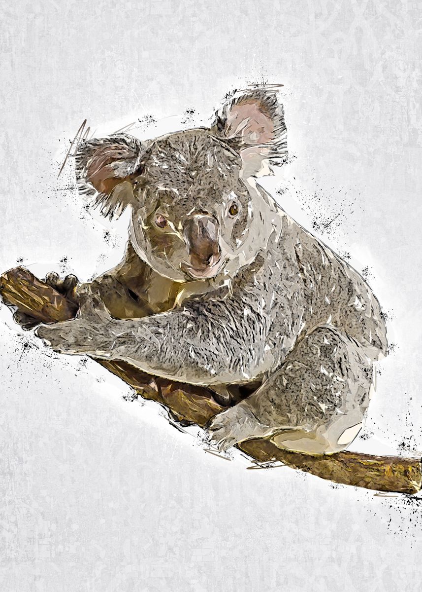 'Animal Poster' Poster, picture, metal print, paint by Displate Premium ...