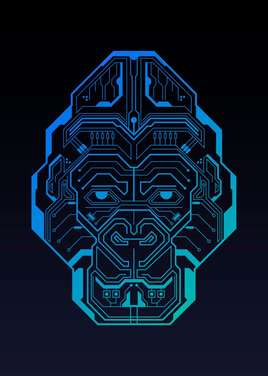 'Gorilla' Poster by Ray Diaz | Displate