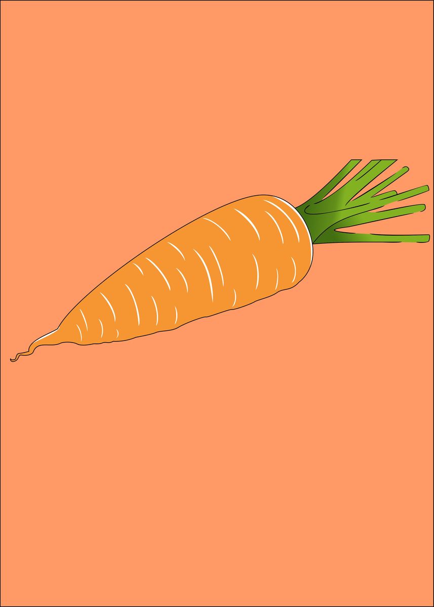 'Carrot' Poster by LuckStory | Displate
