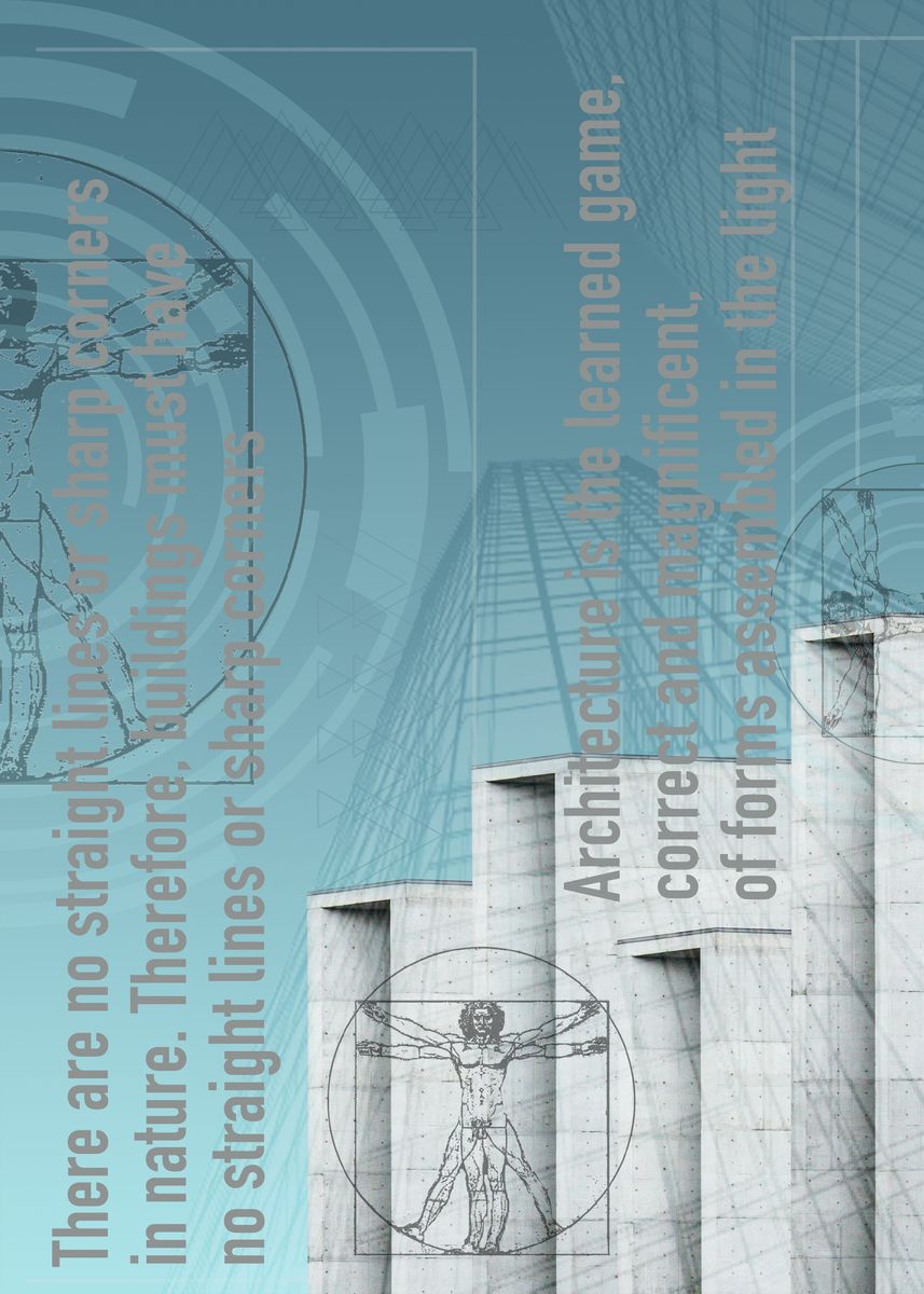 'Architectural Collage 2' Poster, picture, metal print, paint by Julia ...