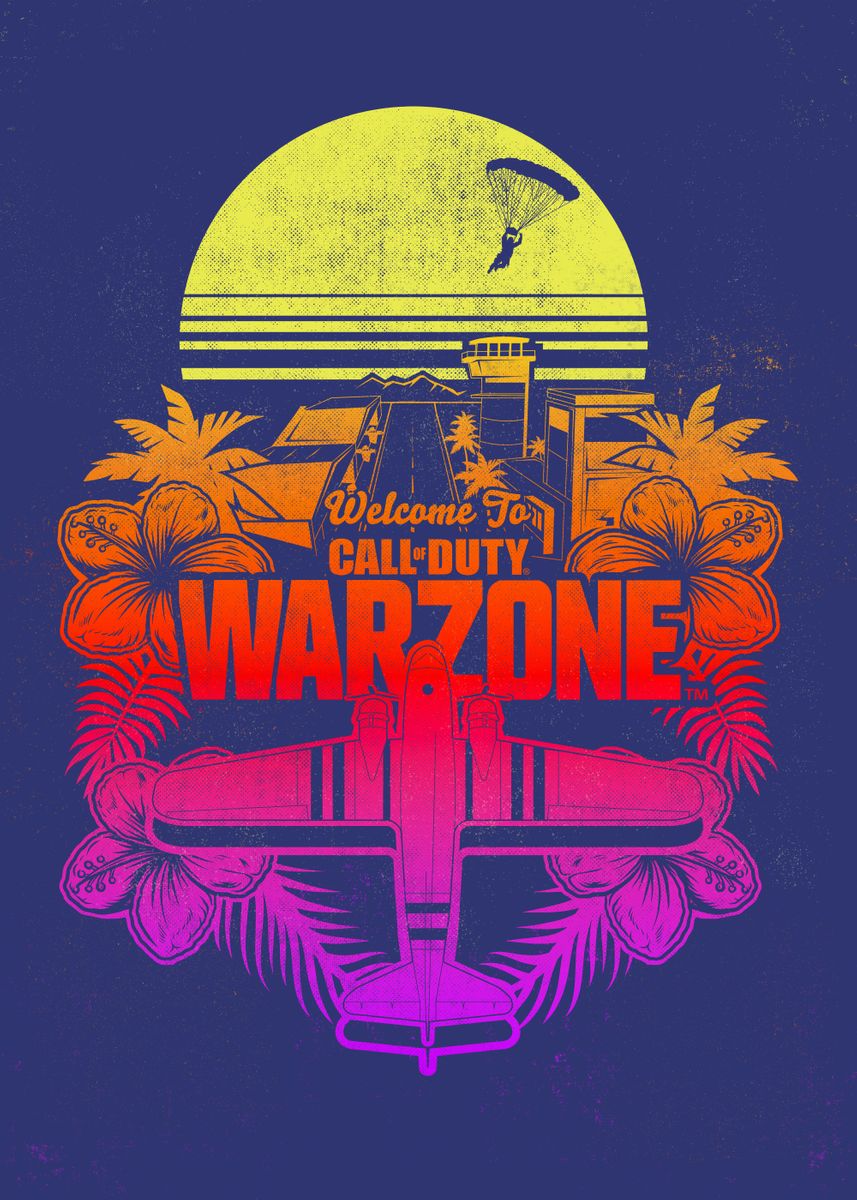 'Welcome to COD Warzone' Poster, picture, metal print, paint by Call of ...