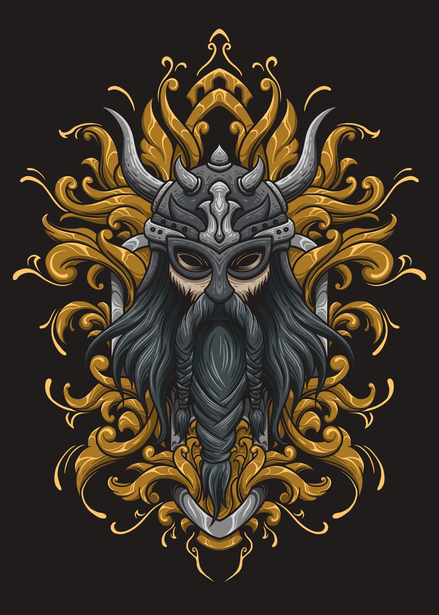 'Harald Hardrada' Poster, picture, metal print, paint by Emer std ...