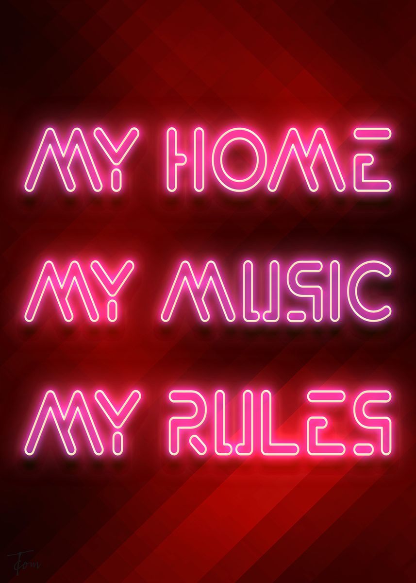 'My home' Poster, picture, metal print, paint by Petra Rommelfanger ...