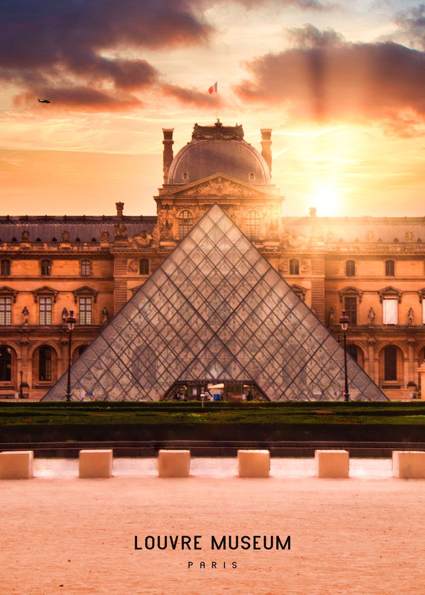 'Louvre Museum ' Poster by Travel Addict | Displate
