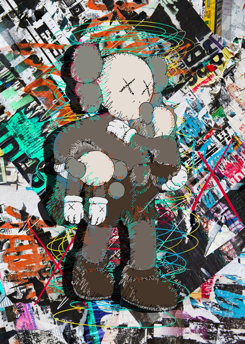 'Pop art kaws' Poster by Fay List | Displate