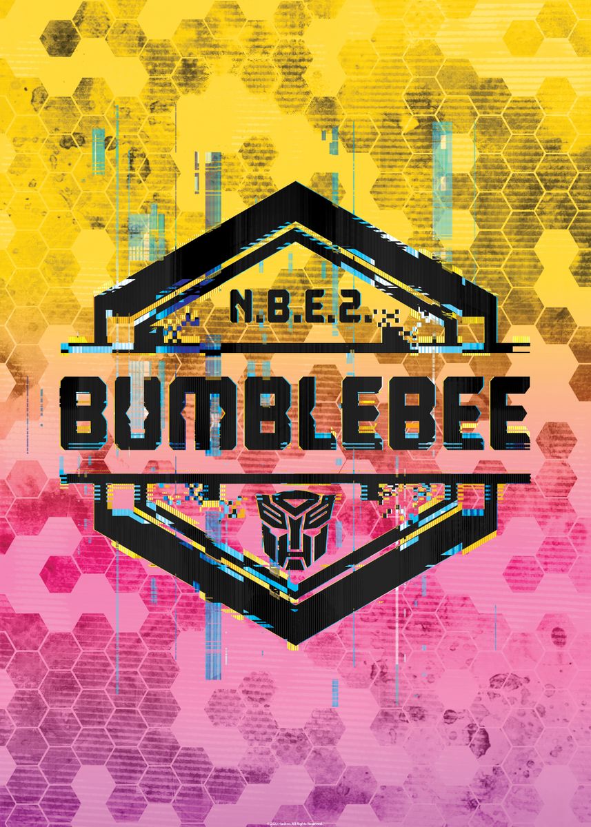 'N.B.E.2. Bumblebee' Poster, picture, metal print, paint by ...