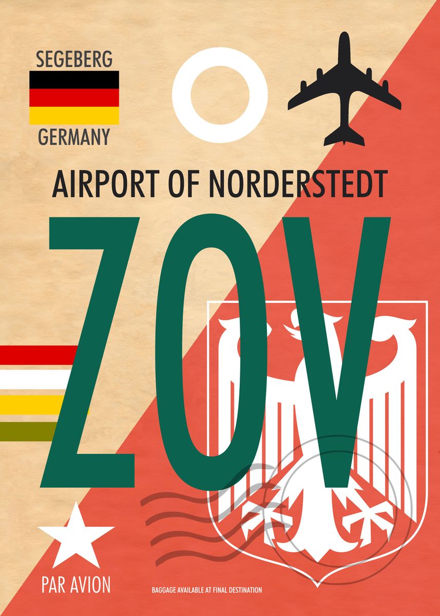 'ZOV Norderstedt Germany' Poster, picture, metal print, paint by Atomic Chinook | Displate
