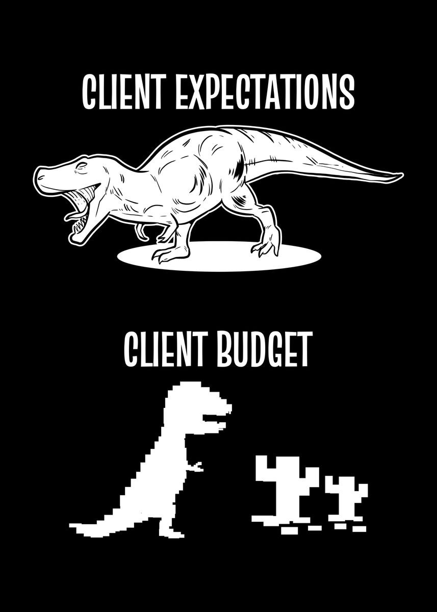 'Funny Graphic Designer' Poster, picture, metal print, paint by ...