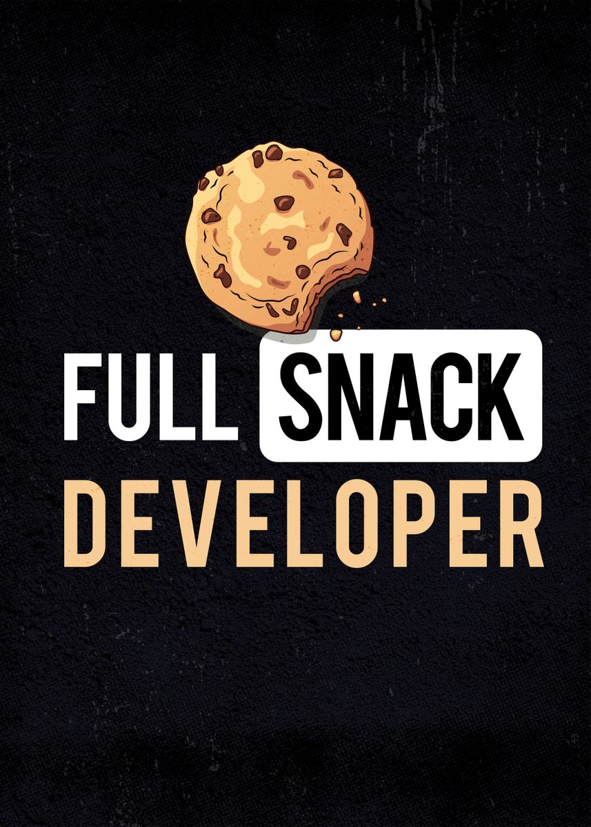 'Full Stack Developer' Poster, picture, metal print, paint by Uber ...