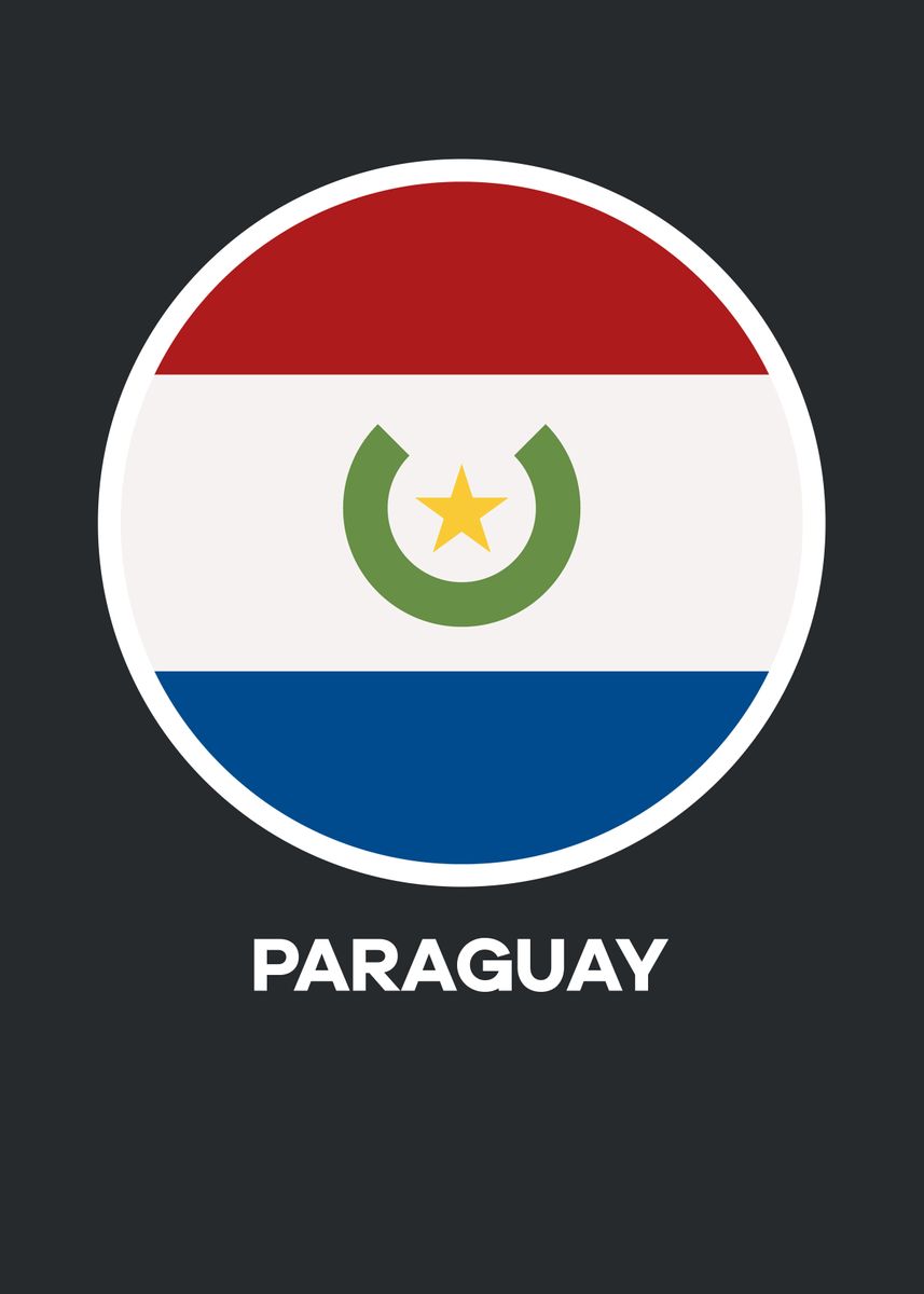 'Poster of Paraguay' Poster, picture, metal print, paint by Ricardo ...