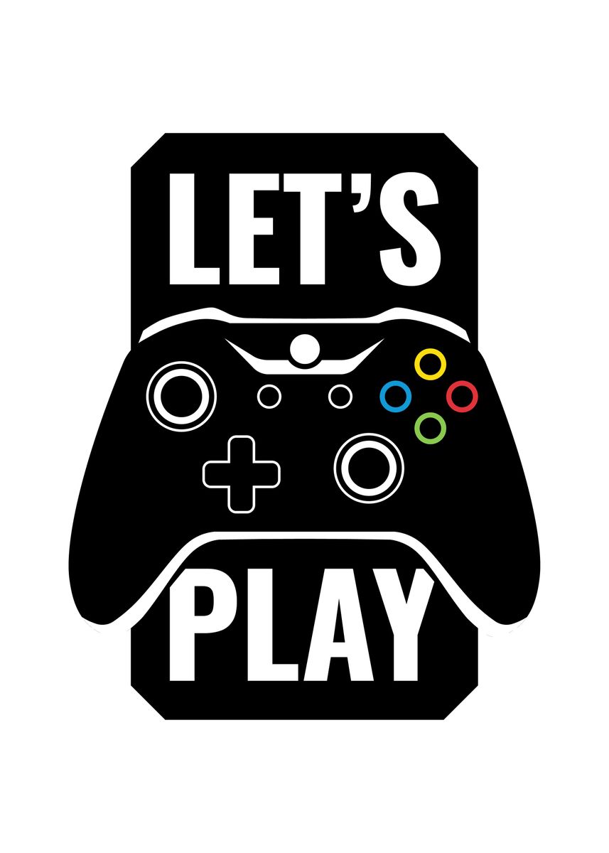 'Lets Play' Poster by Ba Ab | Displate