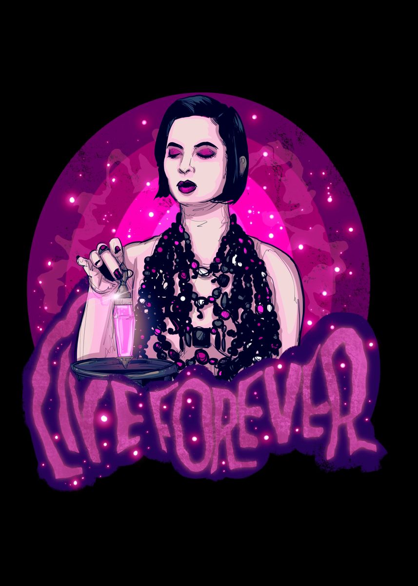 'Live Forever' Poster by LVB Art | Displate