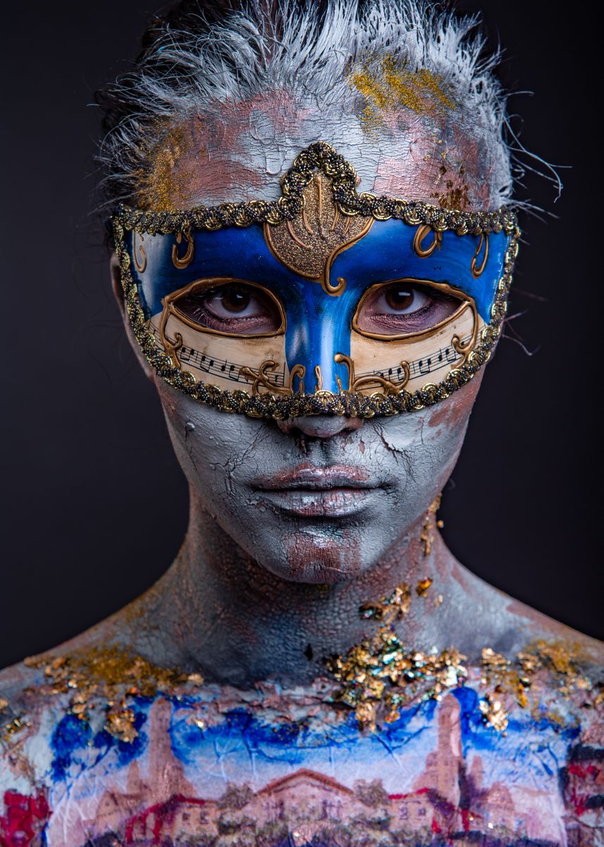 'Creative podium makeup in ' Poster, picture, metal print, paint by ...