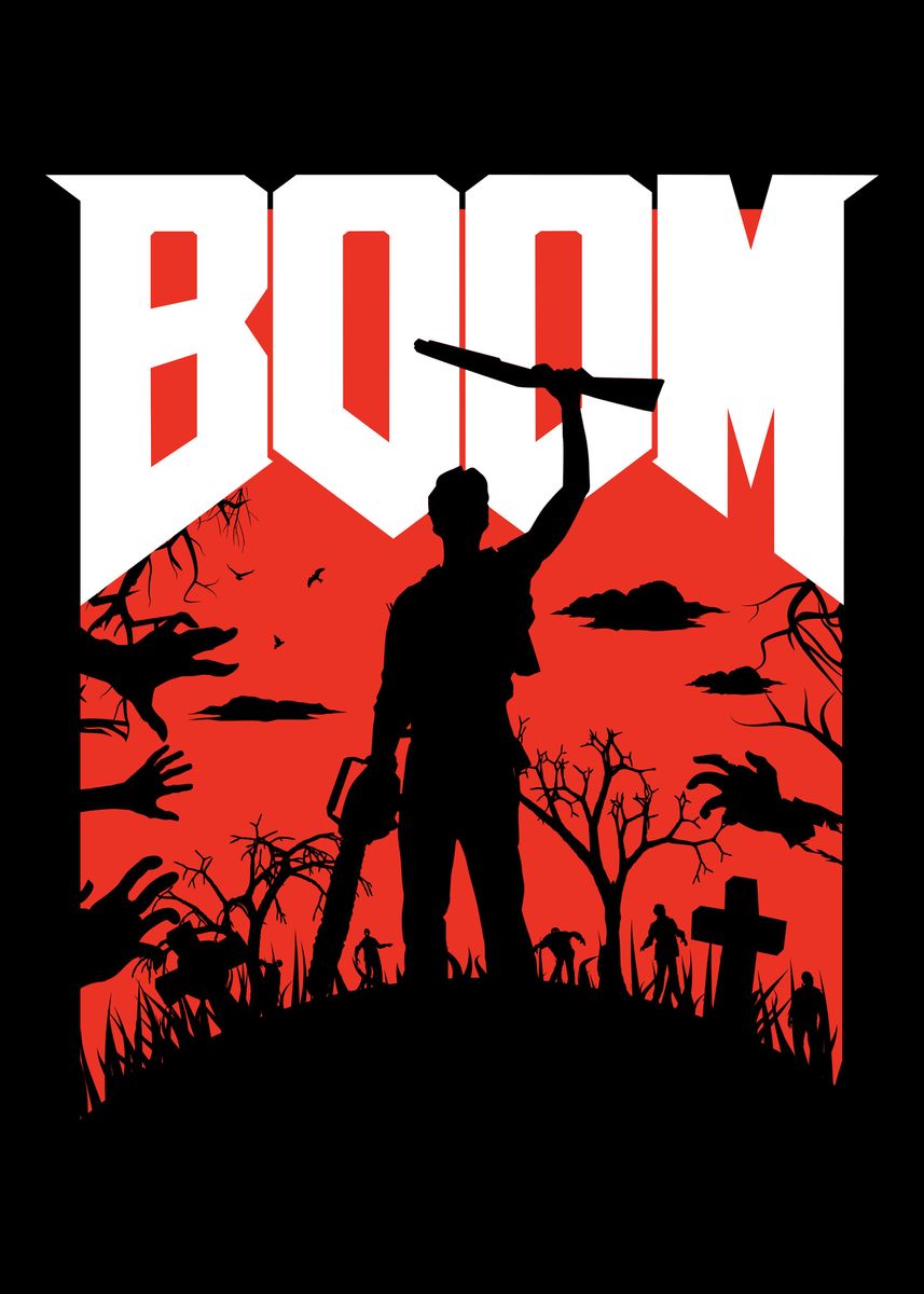'This is my boomstick' Poster, picture, metal print, paint by rocket ...