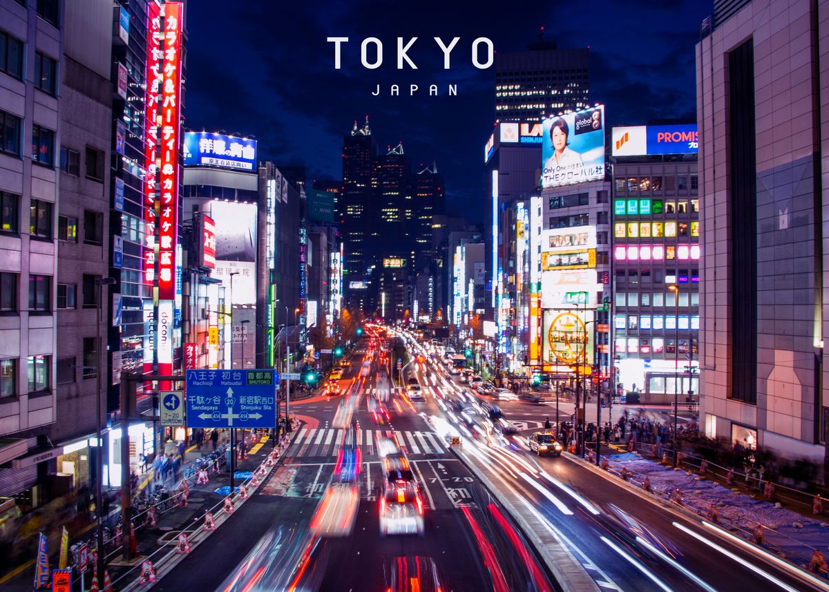 'Tokyo ' Poster by Famous City | Displate