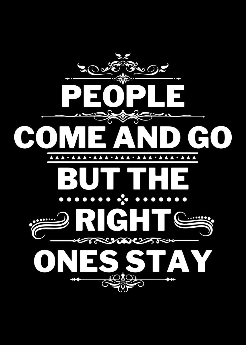 'People Come And Go' Poster by Nae | Displate