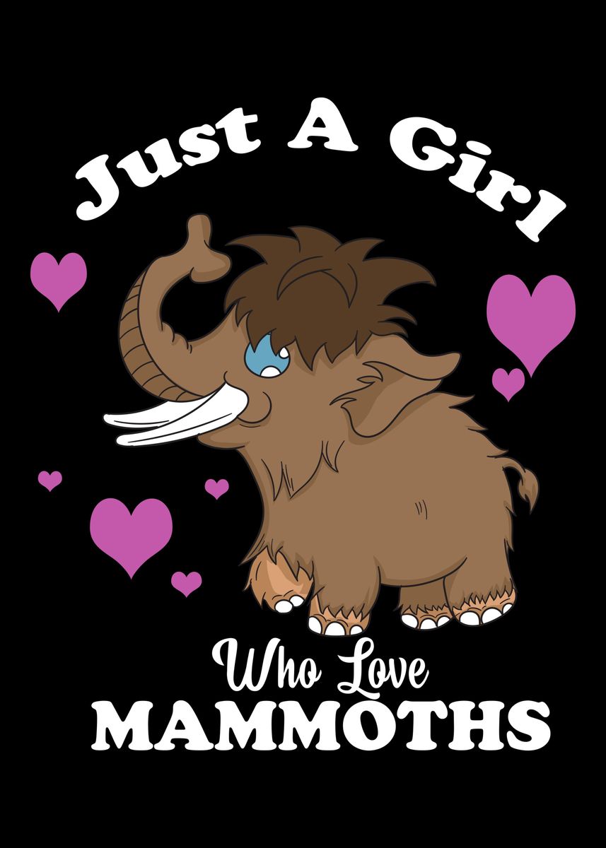 'Just A Girl Who Loves Mamm' Poster, picture, metal print, paint by ...