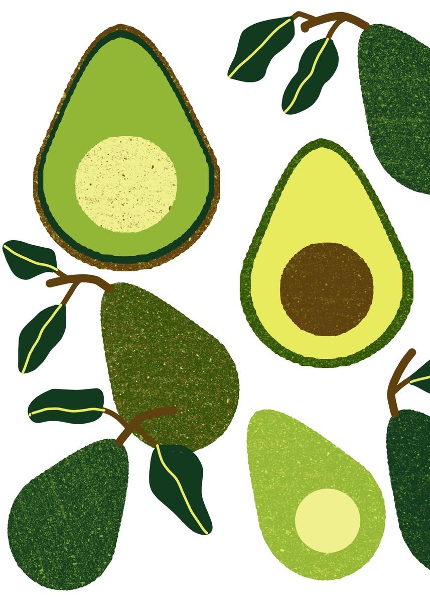 'Avocados Art' Poster by fateh selim | Displate