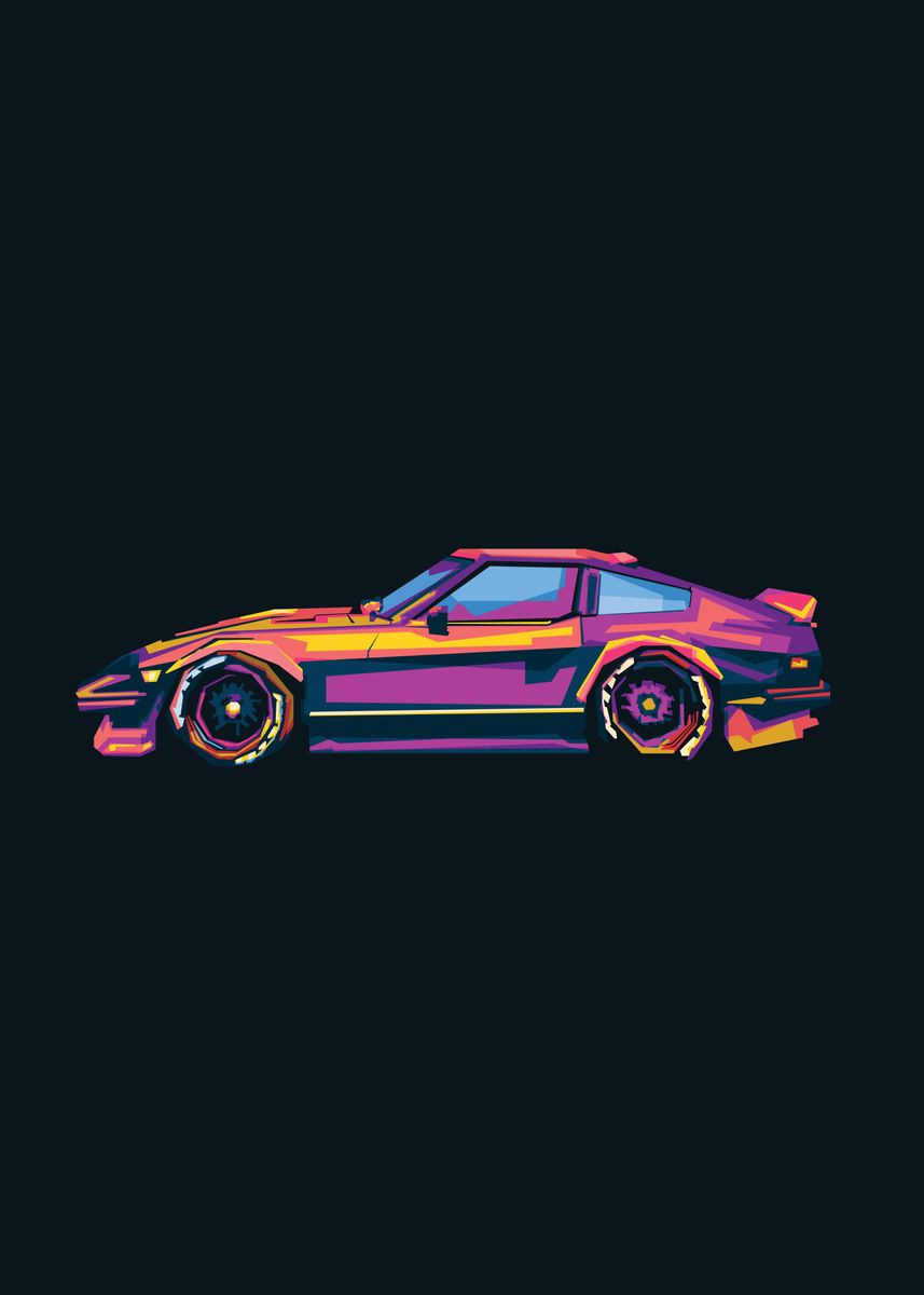 'Z CAR' Poster, picture, metal print, paint by Wahyu Candra | Displate