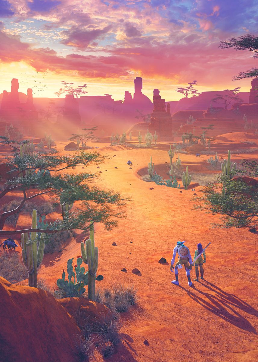 'Valley of Trials Art' Poster, picture, metal print, paint by ...