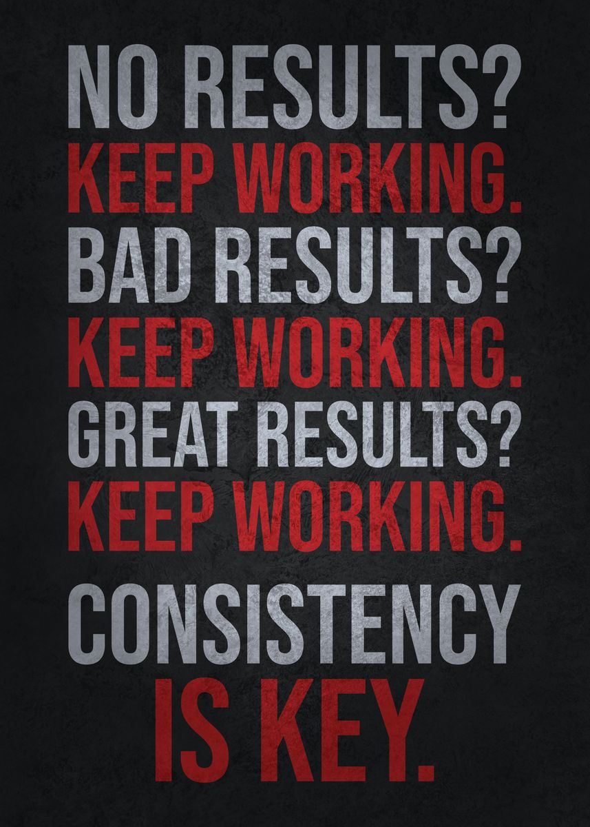 'Keep Working' Poster, picture, metal print, paint by CHAN | Displate