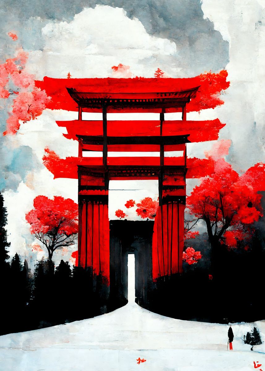 'The Gate' Poster, picture, metal print, paint by FusionDesigns | Displate