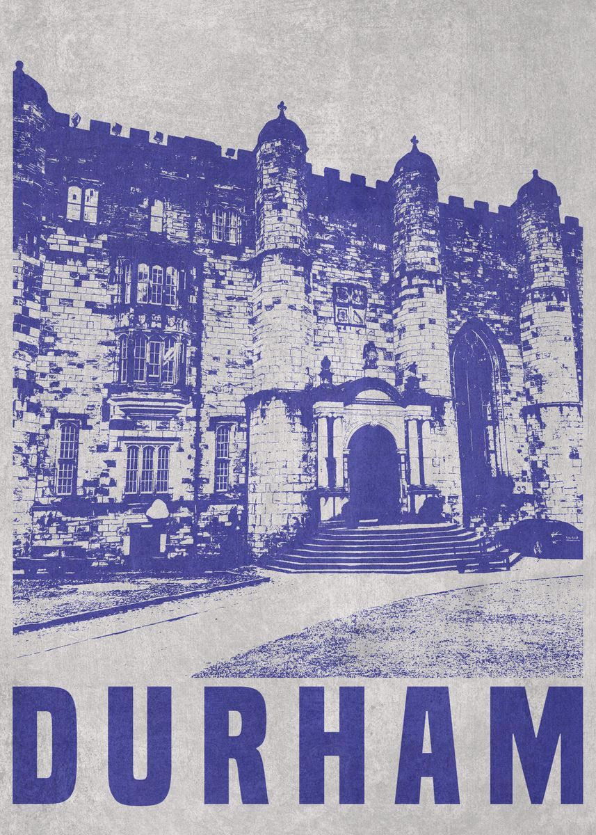 'Durham' Poster, picture, metal print, paint by denvector | Displate
