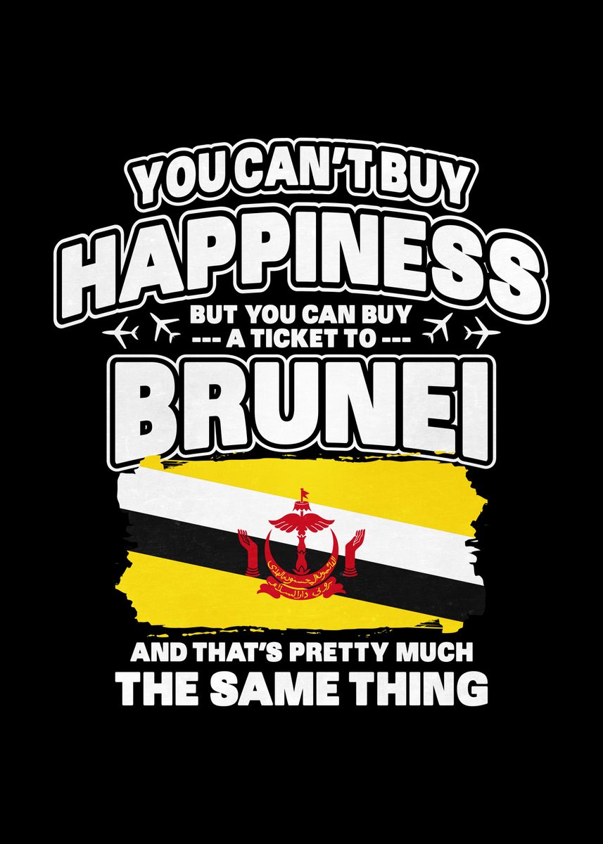 'Brunei' Poster, picture, metal print, paint by Hexor | Displate