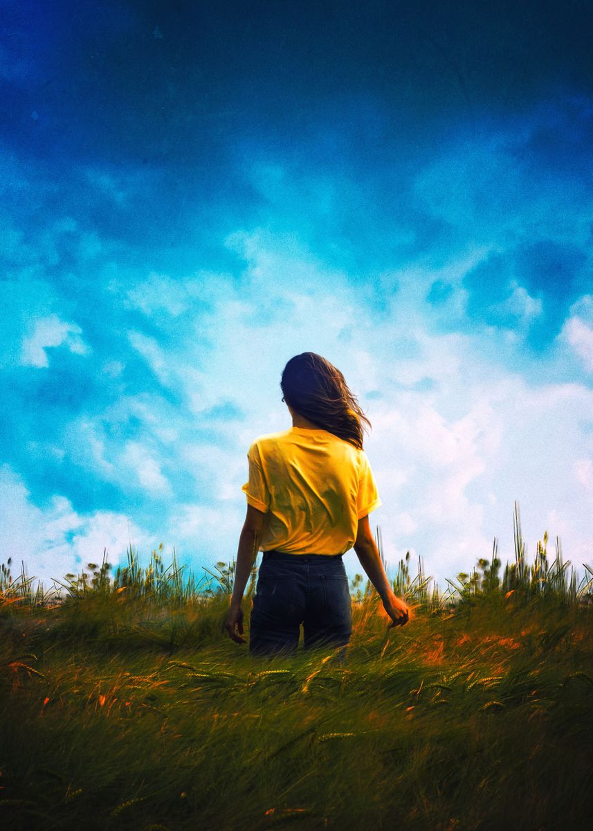 'Stare At Nothing' Poster by seam less | Displate