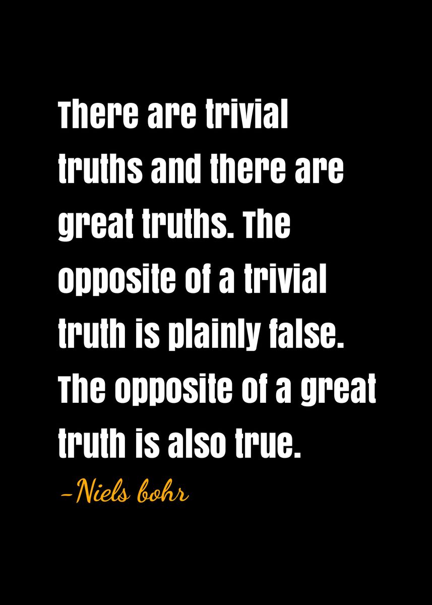 'Niels bohr quotes ' Poster, picture, metal print, paint by DIMS | Displate