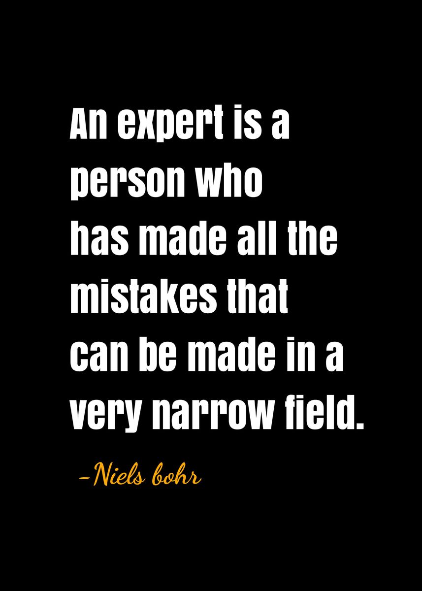 'Niels bohr quotes ' Poster by DIMS | Displate