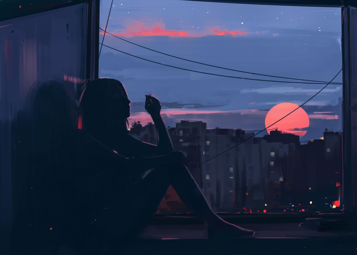 'Anime scenery' Poster by Joel | Displate