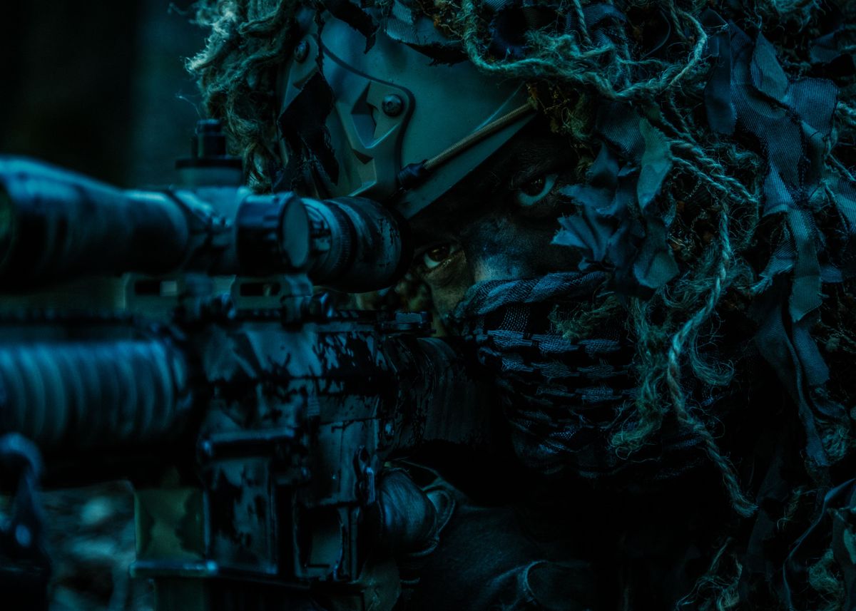 'Army sniper' Poster by Getmilitaryphotos Pro | Displate