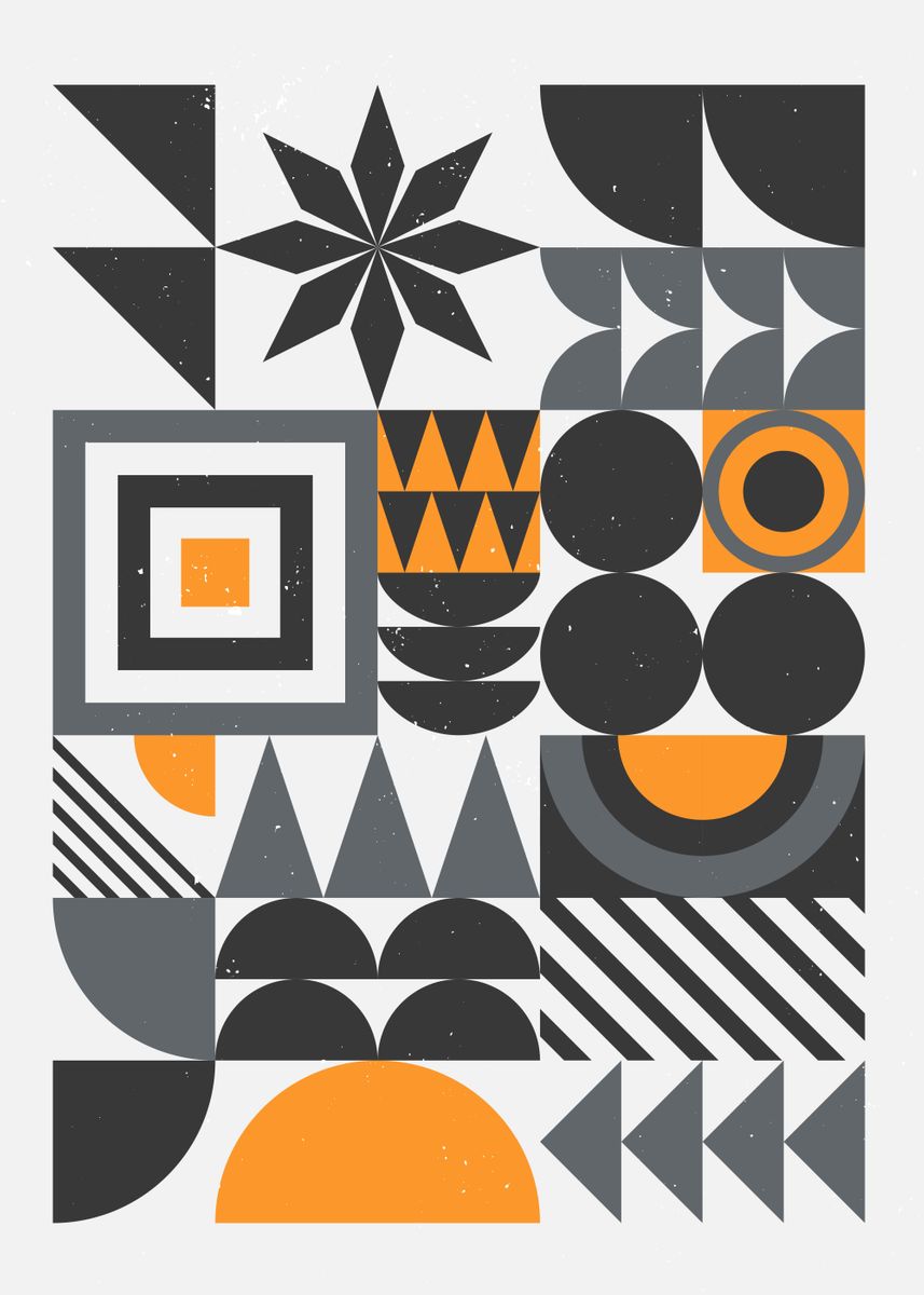 'abstrack' Poster, picture, metal print, paint by Adriani Bina | Displate