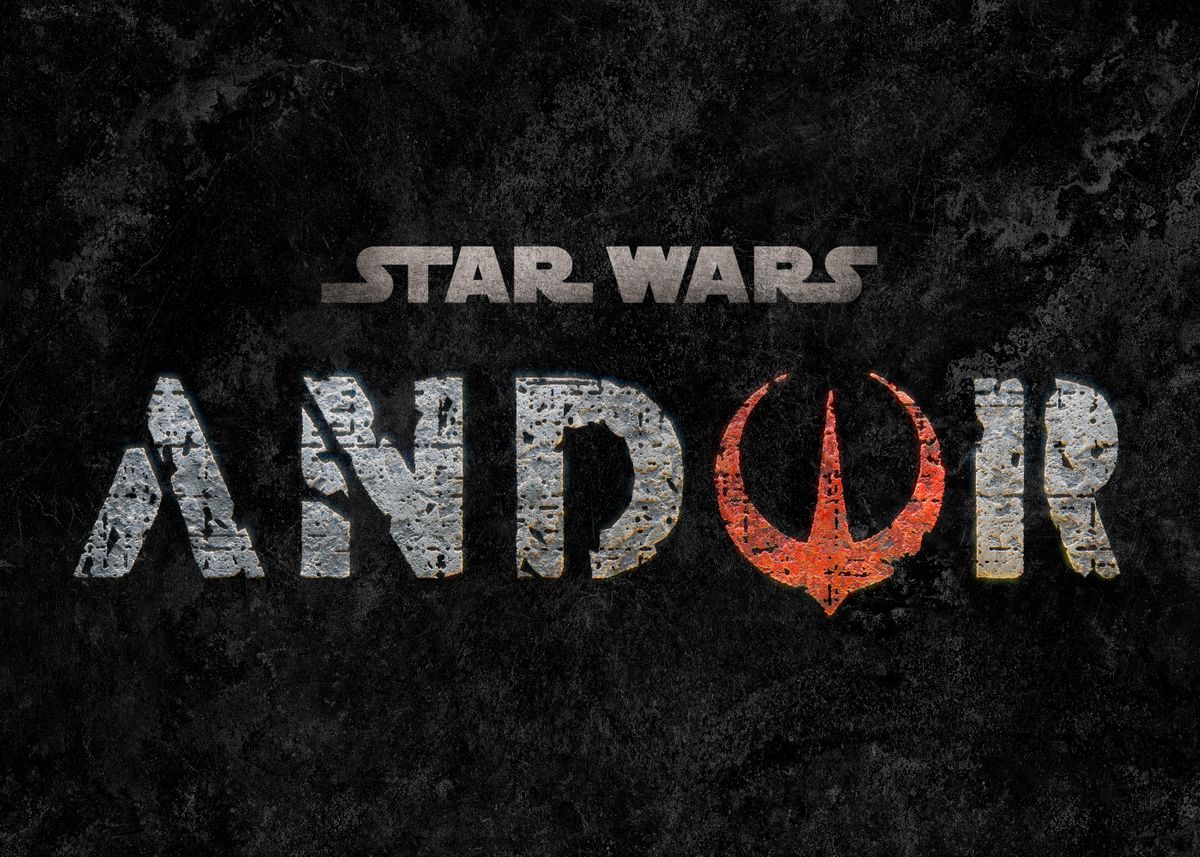 'SW Andor logo black' Poster by Star Wars | Displate