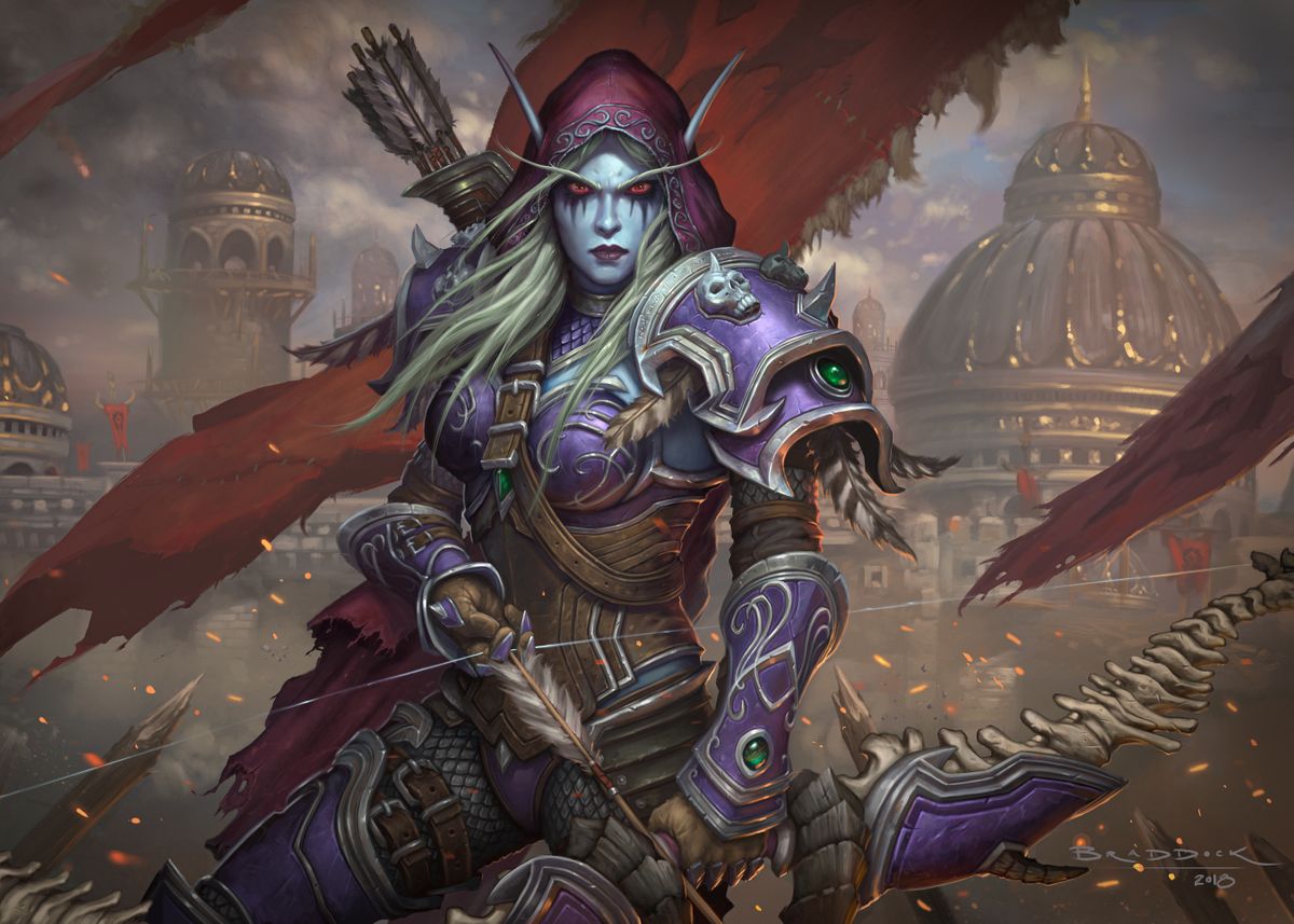 Sylvanas Armor Poster By World Of Warcraft Displate