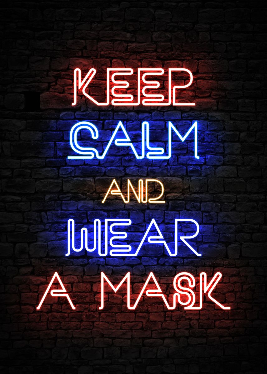 'Quote Keep Calm' Poster, picture, metal print, paint by Azlan Xavier ...