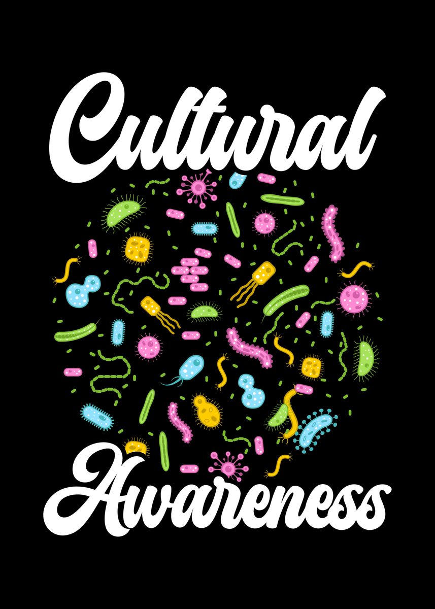 'Cultural Awareness' Poster, picture, metal print, paint by NAO | Displate