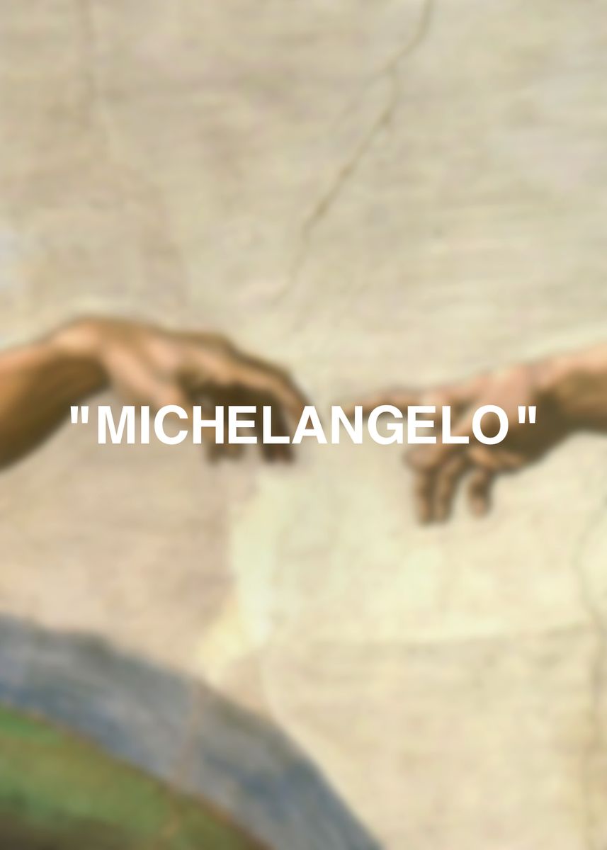 'The Creation of Adam' Poster, picture, metal print, paint by Uber ...